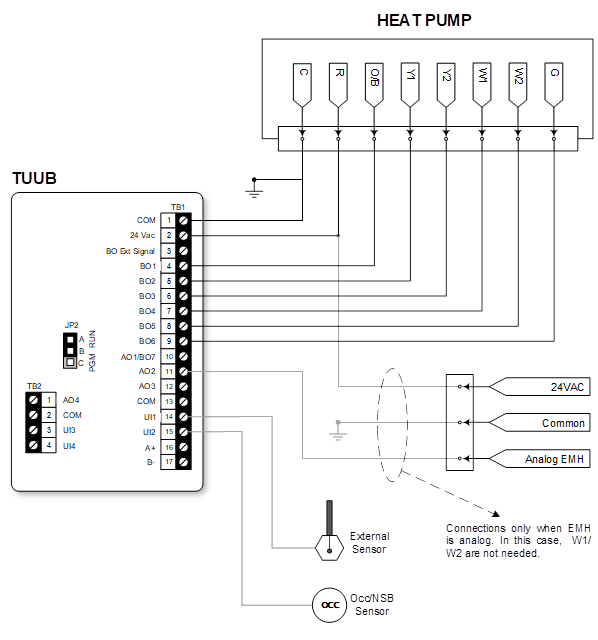TUUB Heat Pump Diagram